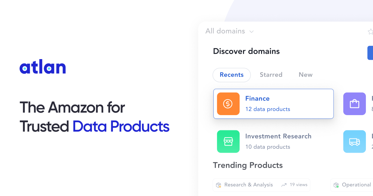 The Amazon for Trusted Data Products | Atlan