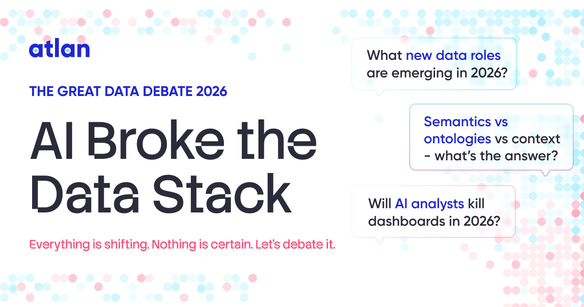 The Great Data Debate 2026: AI Broke the Data Stack
