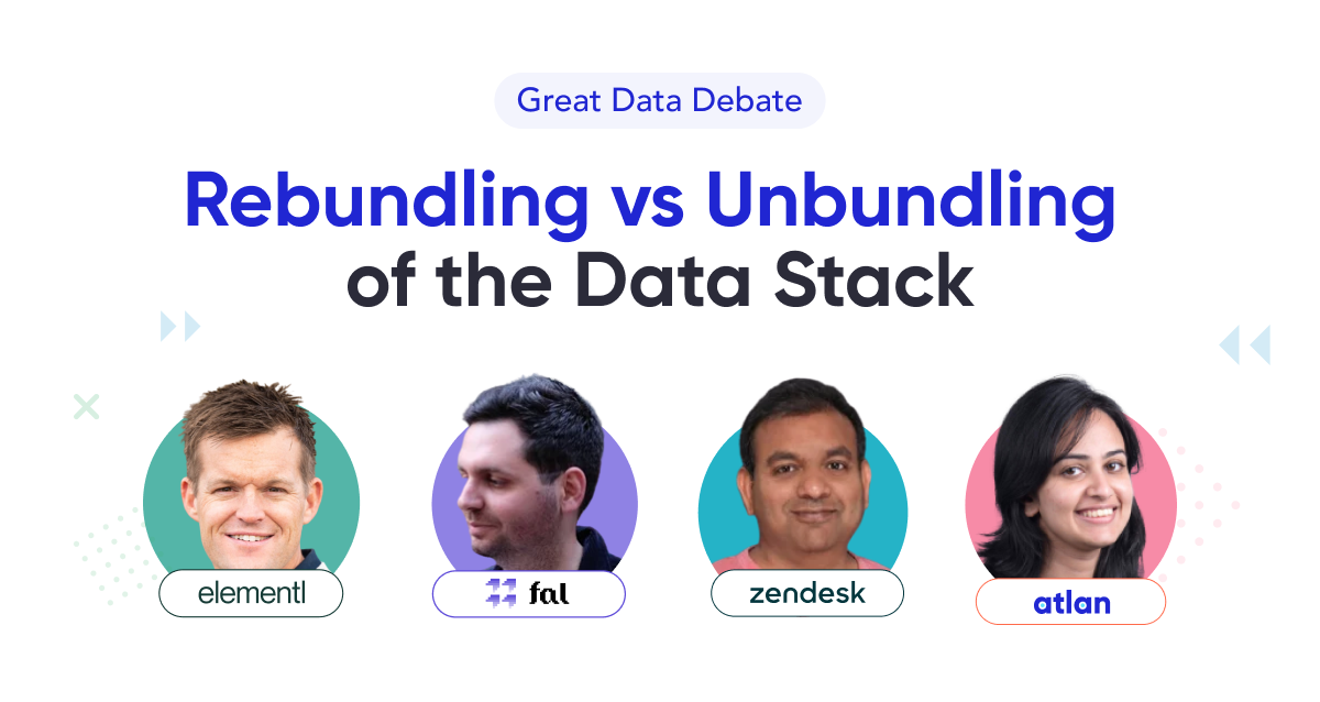 Rebundling vs Unbundling of the Data Stack